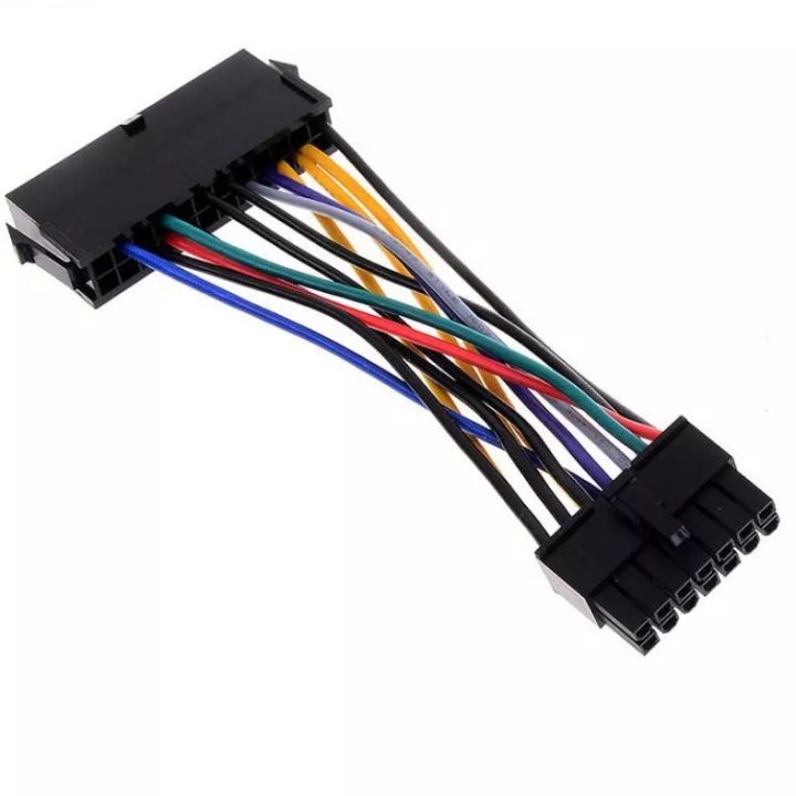 Converts standard 24 pin ATX power supply cable to 14 pin power supply ...