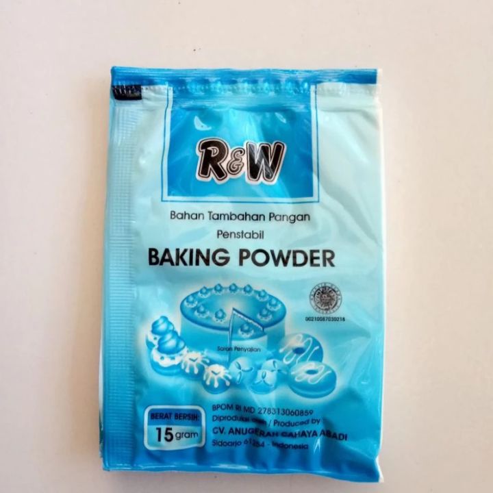 Baking Powder Baking Powder sachet Merk Rajawali/R&W kemasan 15gr ...