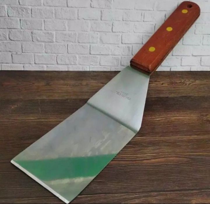 kape bengkok crepes japan stainless gagang kayu/spatulla pizza kebab ...