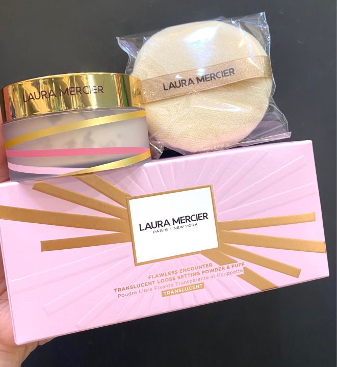 Laura Mercier Translucent Loose Setting Powder & Puff 29g (Limited ...