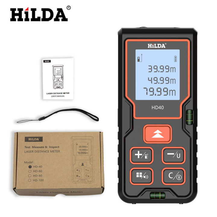 Hilda METERAN LASER DIGITAL 50M 120M LASER DISTANCE METER meteran ...
