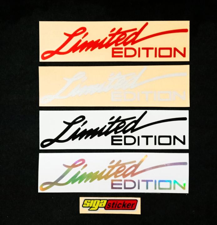 STIKER CUTTING LIMITED EDITION Sticker Limited Edition | Lazada Indonesia