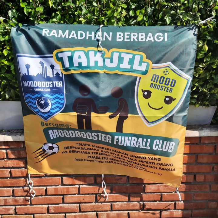 Spanduk kain / banner Kain / Bendera kain custom logo custom gambar dan ...