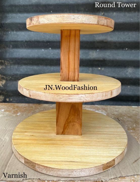 3layer Tower Multi purpose stand JN.WoodFashion Charcuterie Food ...