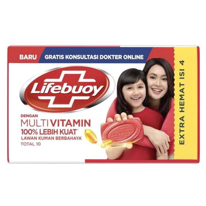 SABUN LIFEBUOY 100 G/SABUN BATANG MULTIVITAMIN | Lazada Indonesia