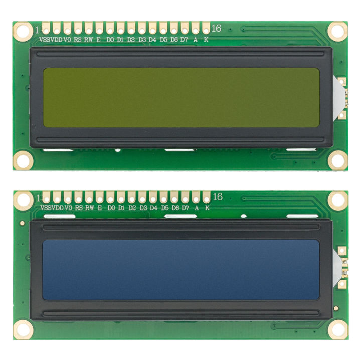 LCD1602 With I2C Module Blue / Yellow Green Screen 16x2 Character LCD ...