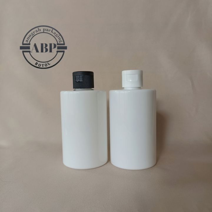 Botol fliptop 250 ml putih rf/ botol wadah sabun cair/ Botol rf 250 ml ...