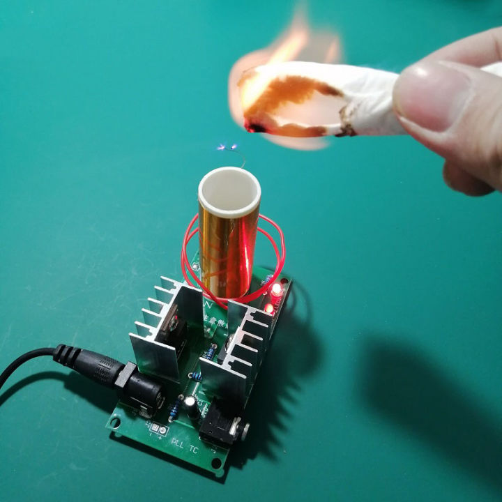 Tesla Coil Diy Kit Music Coil Plasma Arc Ignition Fun Electronic ...