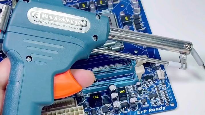 IFONSEN Auto Welding Automatic Feed Soldering Iron gun, 220V 60W ...