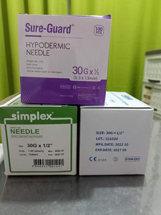 Disposable Needle gauge30 check variations | Lazada PH
