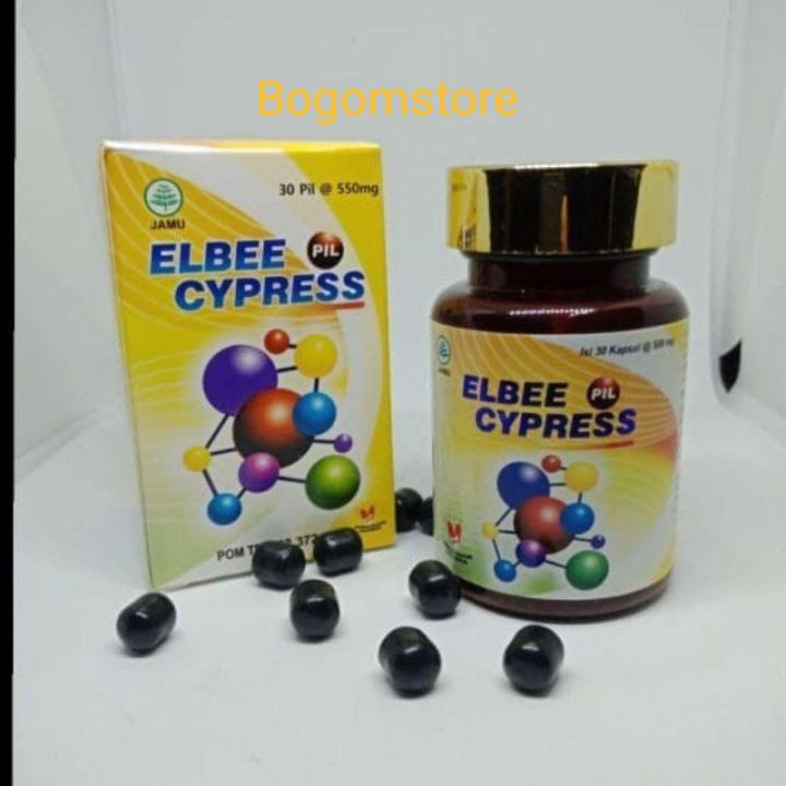 ELBEE CYPRESS original 1 botol 30 pil original untuk sendi dan saraf ...