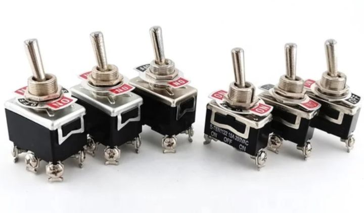 Toggle Switch ON-ON With Center OFF 6 Pins Heavy Duty ( 6 TERMINALS ...