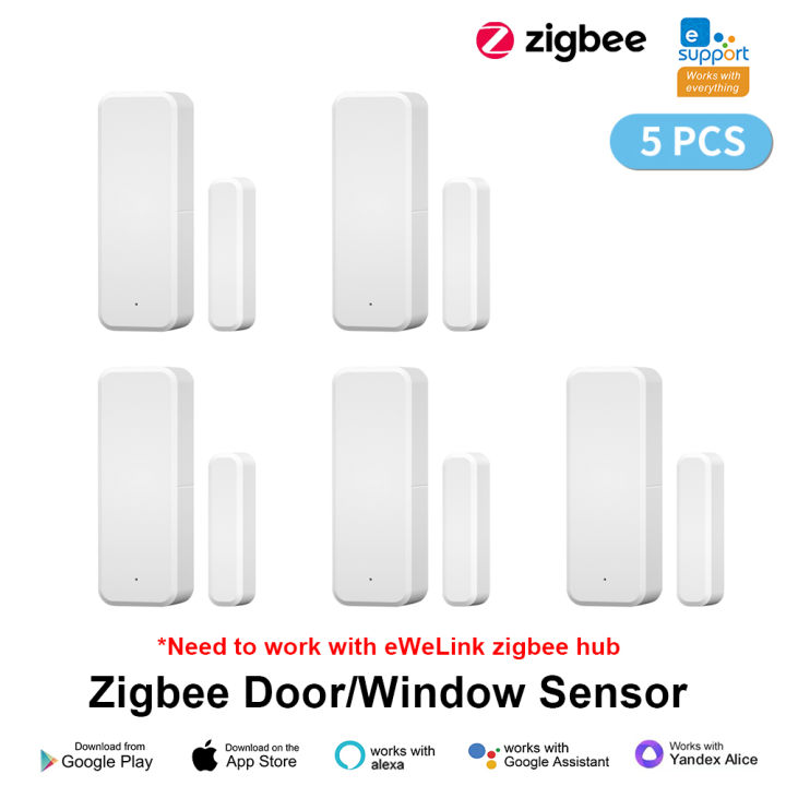 ZigBee Door Window Sensor eWeLink APP Smart Home Security Protection Door Open Closed Detector ...