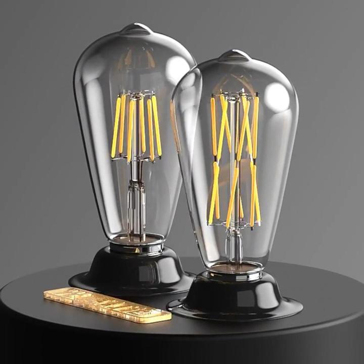 Edison bulb e27 Led Light Super Bright Warm white led light bulb E27 ...