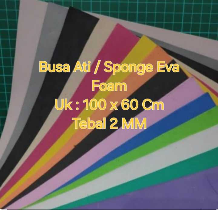 Busa Ati / Sponge Eva Foam Uk : 100 x 60 Cm Tebal 2mm | Lazada Indonesia