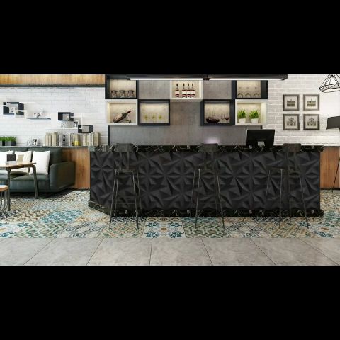 PVC Panel Diamond Design Wallpaper Design Home Decor Wall Decor 3D Wall ...
