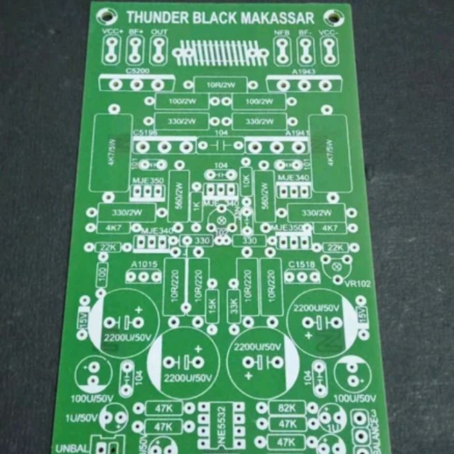 PCB input balance thunder black makasar | Lazada Indonesia