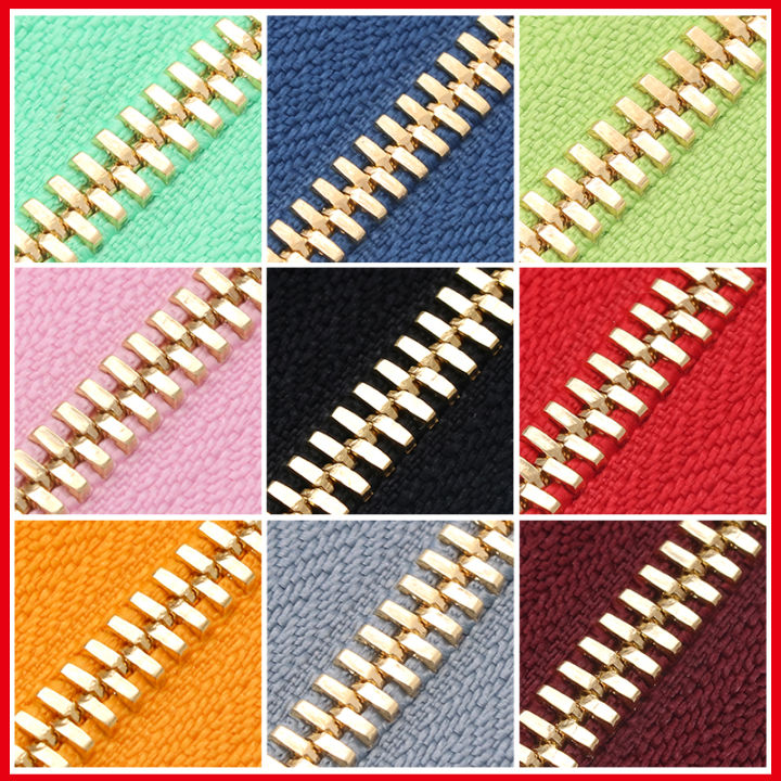 No.5 Gold Corn Tooth Zipper Home Fabric Sewing Materials DIY ...