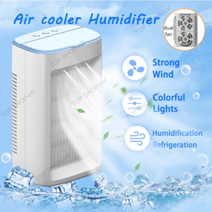 Portable Air Cooler Multifunction Mini Fan USB Water Spray Mist Mist ...