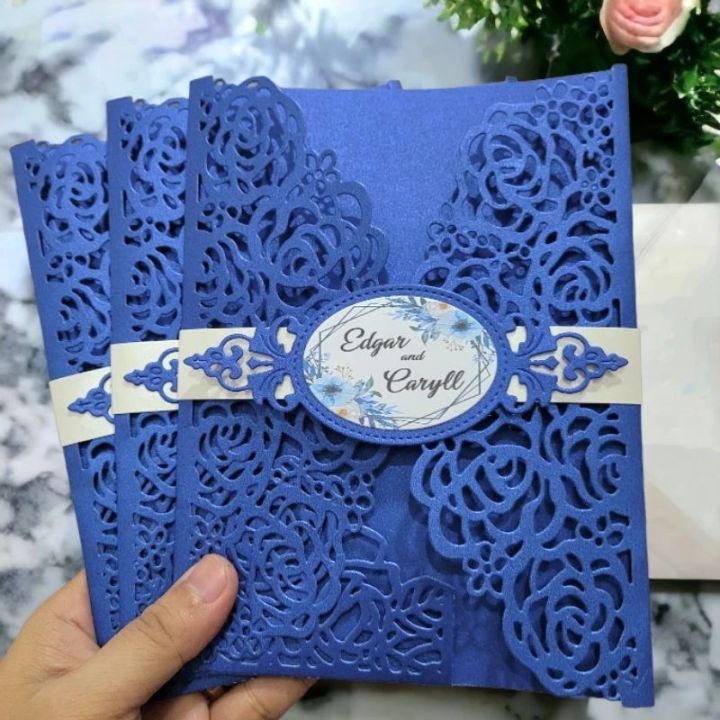JRA Wedding Invitation Cover Amirah 5R/5X7 Gatefold Design | Lazada PH