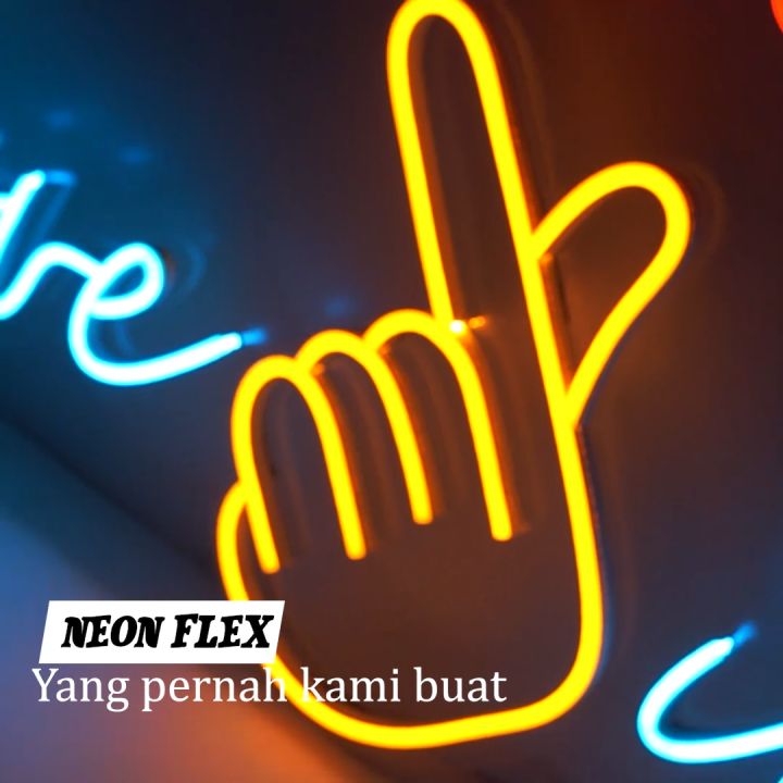 Neon Flex Design Custom Ukuran 30x40cm | Lazada Indonesia