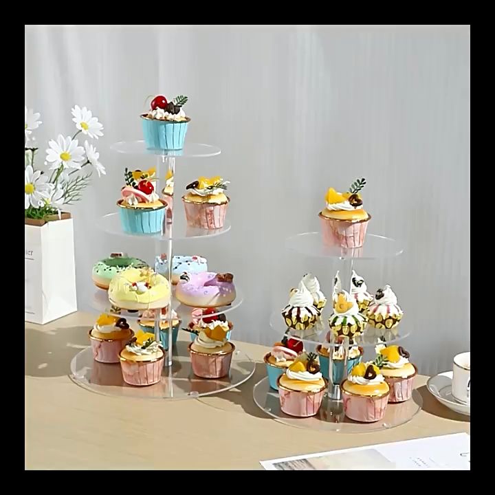Acrylic Cupcake Cake Stand Dessert Stand Food Display Stand Cupcake