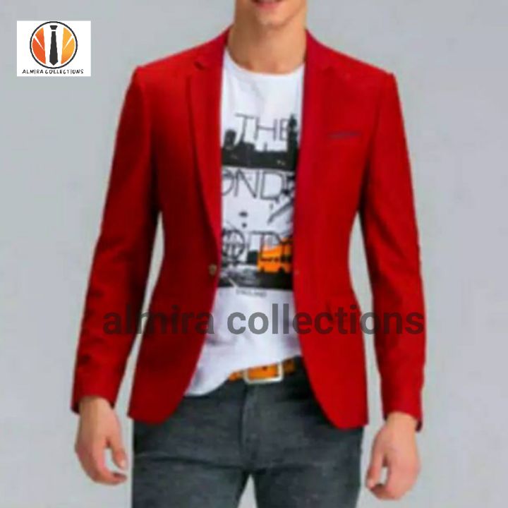 jas & blazer MERAH / jas pria/ jas nikahan / jas wisuda / jas formal ...