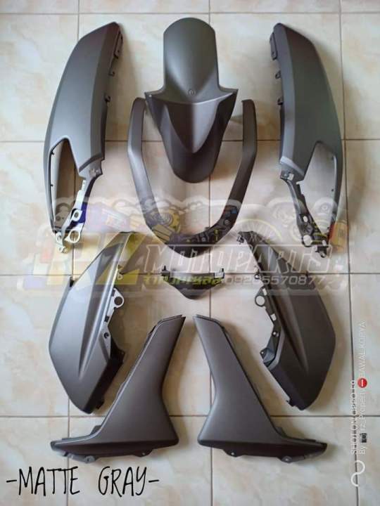 NMAX V1 FAIRINGS MATTE GRAY SET 9PCS YAMAHA GENUINE PARTS | Lazada PH