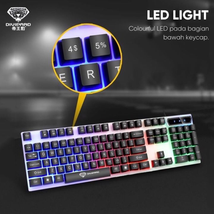 Bàn Phím Gaming Có Đèn Led - Phím Giả Cơ Led Siêu Đẹp Chuyên Chơi Game ...