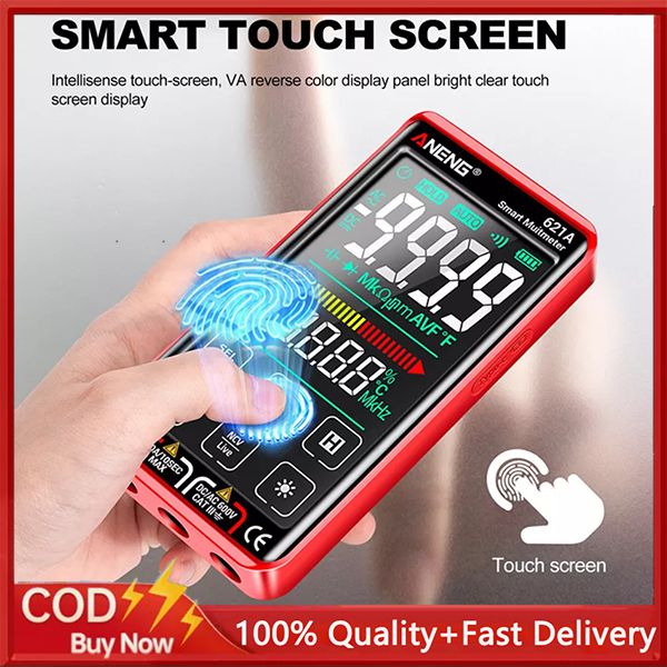 Multi-Purpose Tester Transistor 9999 Counting Real RMS Automatic Range ...