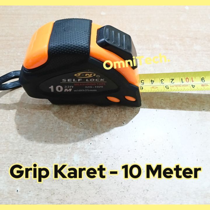 Measuring Tape Meteran Ukur 10 Meter mtr 10m 10 M Mtr Grip Pegangan ...
