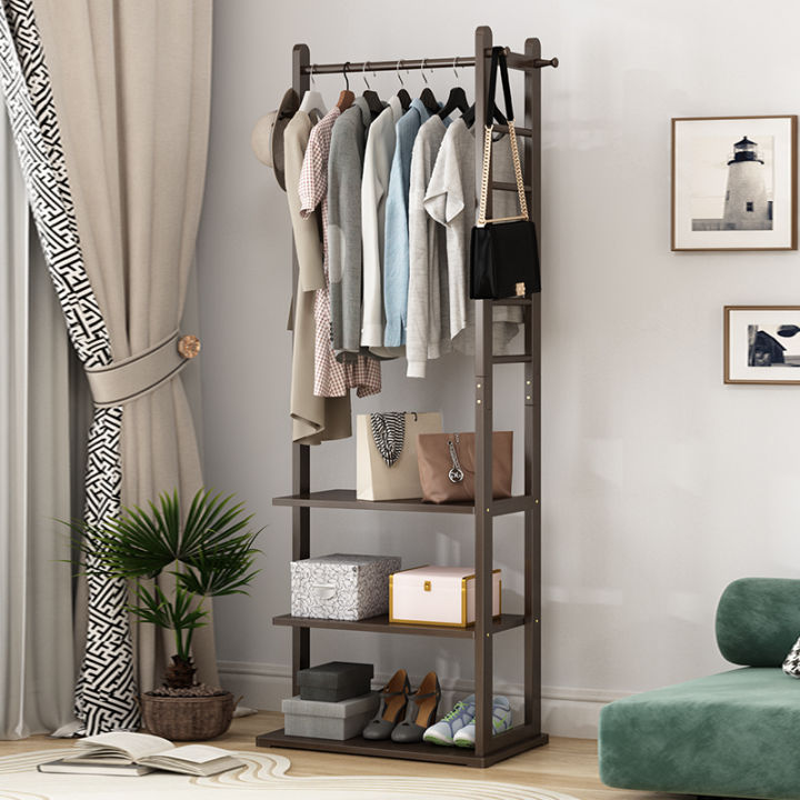 Coat Rack Clothes Rack Floor Bedroom Simple Put Clothes Rack Home Room ...
