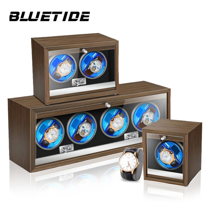 BLUETIDE watch winder box automatic 1/2/4 Slot Wooden watch box 4 ...