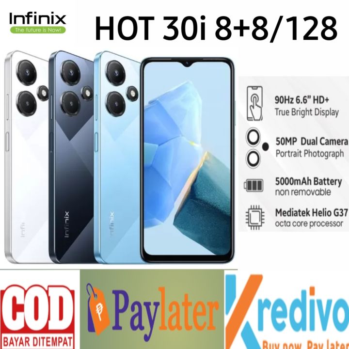 INFINIX NOTE 12 8/256 HOT 40i 8/256 HOT 30i 8+8/128 BATERAI 5000MAH ...