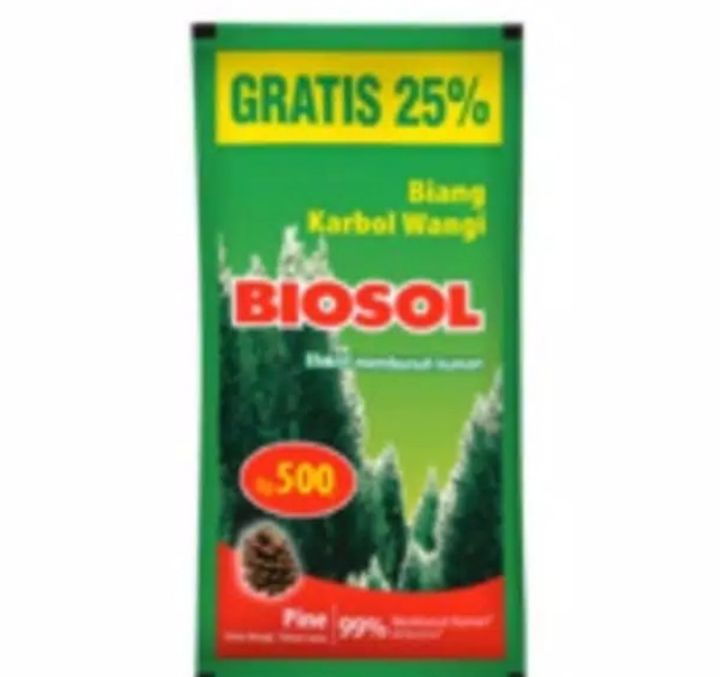 BIOSOL CAIRAN DISINFEKTAN 1 RENCENG ISI 12 SACHET | Lazada Indonesia