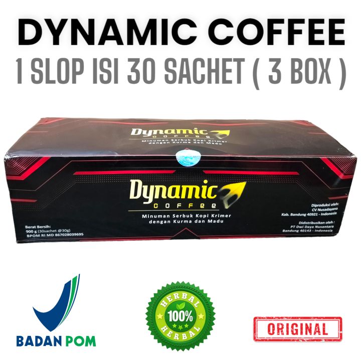 DYNAMIC coffe 1 BOX ISI 10 SACHET ORIGINAL | Lazada Indonesia