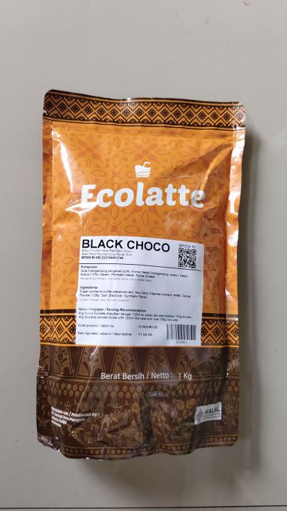 ECOLATTE 1kg BLACK CHOCO (OREO), rebranding dari bubuk CHO'LATTE ...