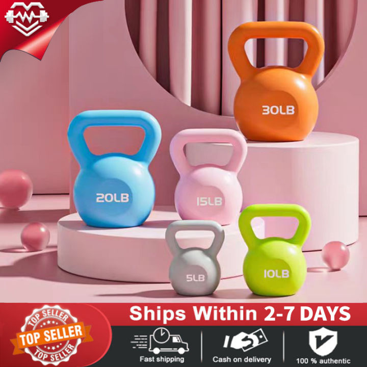 【COD】Dumbbell 5LBS/10LBS/15LBS Candy Colored Kettlebell Sports Premium ...