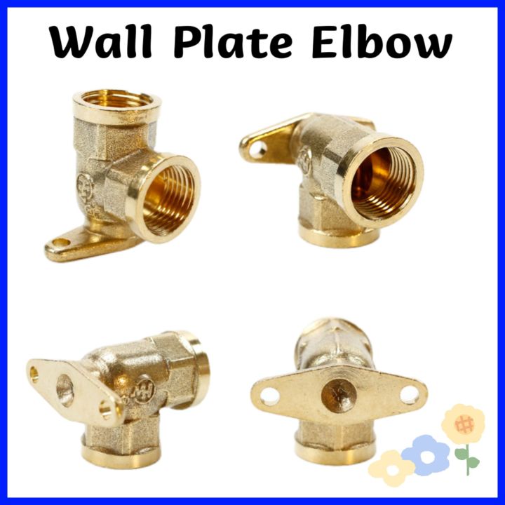1/2” 15mm Wall Plate Elbow Bracket Elbow | Lazada