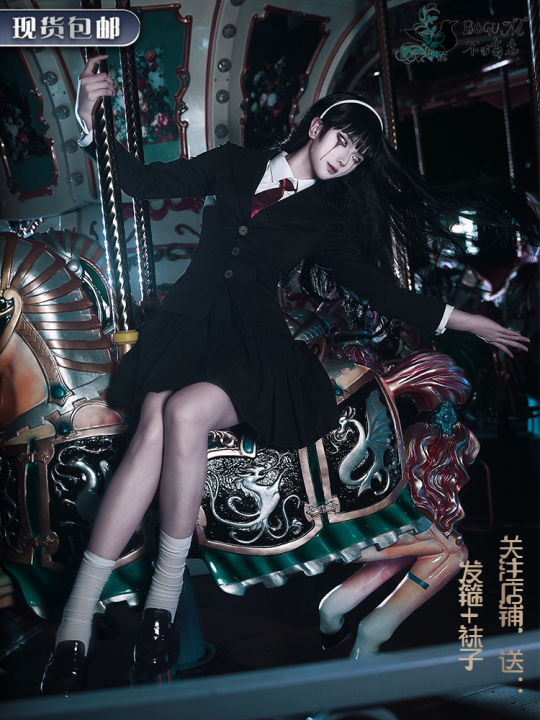 Fifth Personality Collaborative Cosplay Costume Kawauchi Tomie Jk ...