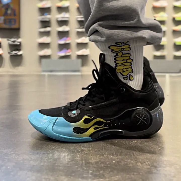 Lining New Li Ning Wade Road 10 10 Middle Top Basketball Shoes Indoor ...