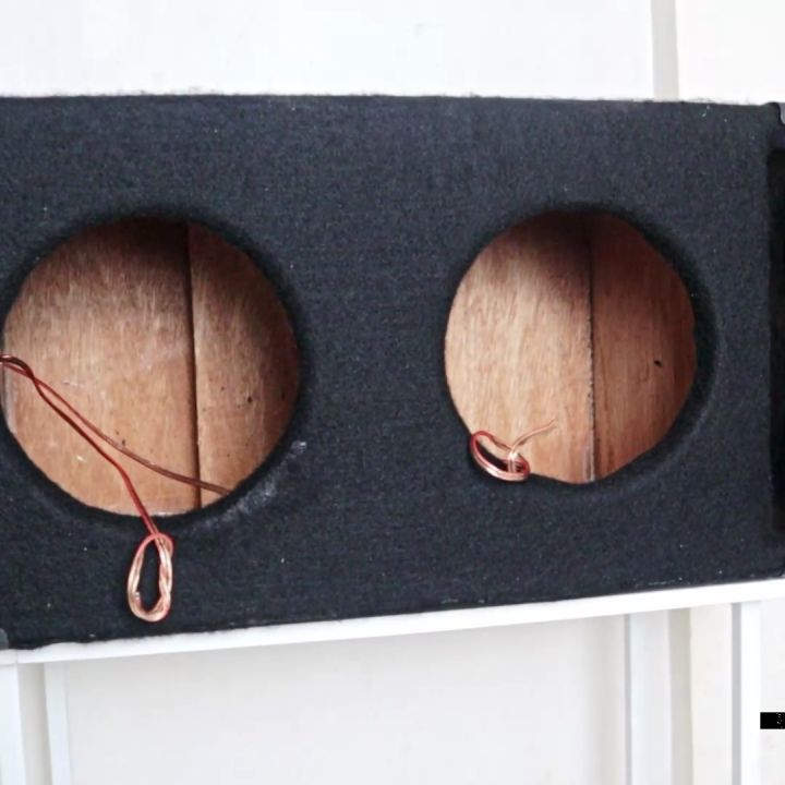 Dual 8 Inch Subwoofer Box L Ported 25hz, 30hz, 35hz, 40hz Tuning Vented Design Passive Speaker ...