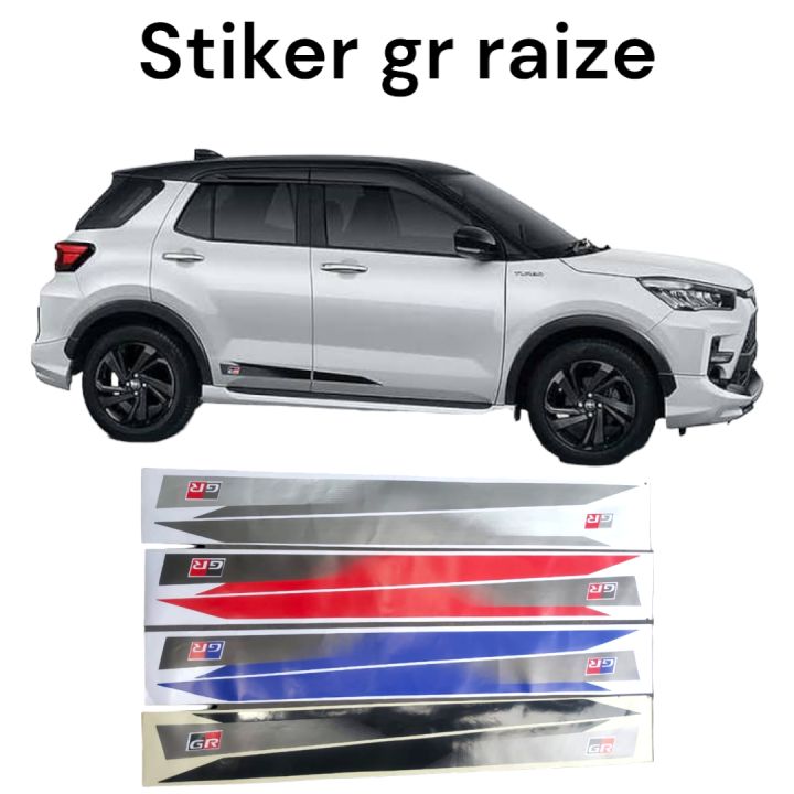 sticker stiker mobil toyota RAIZE GR SPORT 2021 2022 | Lazada Indonesia
