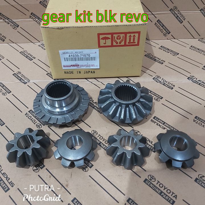 GEAR KIT GIGI BOLU SET GIGI GARDAN BELAKANG HILUX REVO 41039-71070 MADE ...