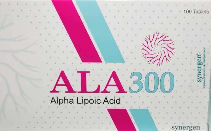 Synergen ALA 300 Alpha Lipoic Acid Eye Vitamins for Diabetic ...