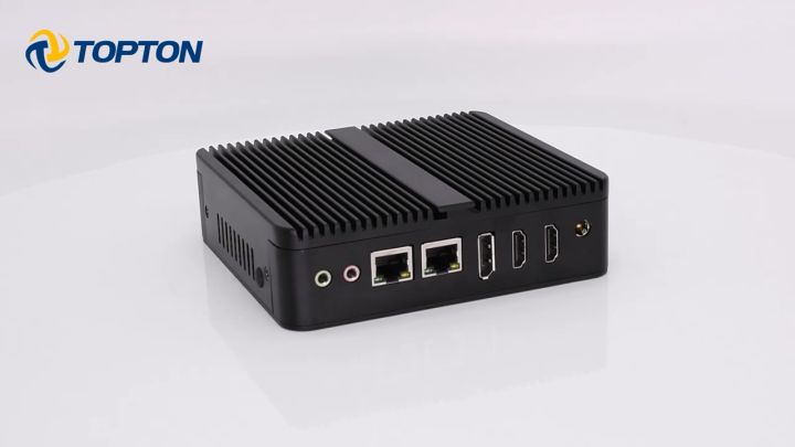 12th Gen Fanless Mini PC Alder Lake N100 N95 Quad Core Dual LAN 2XCOM NVMe Windows 11 3x4K UHD ...