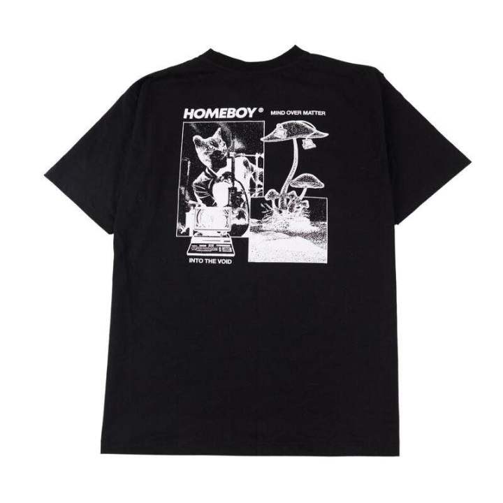 HOMEBOY เสื้อยืดผู้ชาย เสื้อ OVERSIZE เสื้อยืดสีพื้น เสื้อเท่ๆ ลาย HB ...