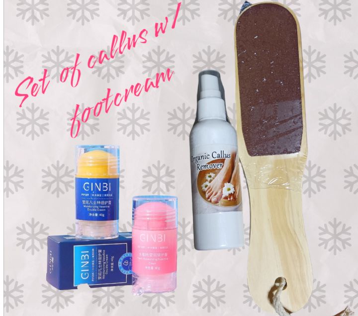 Organic Callus Remover and Foot Cream (Random Color)with Free wooden ...