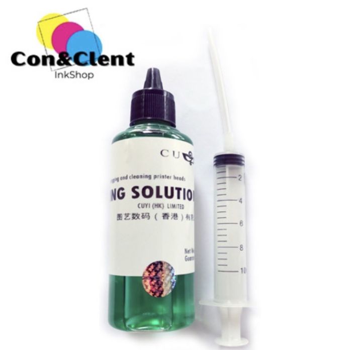 Printer head cleaning solution w/ syringe | Lazada PH