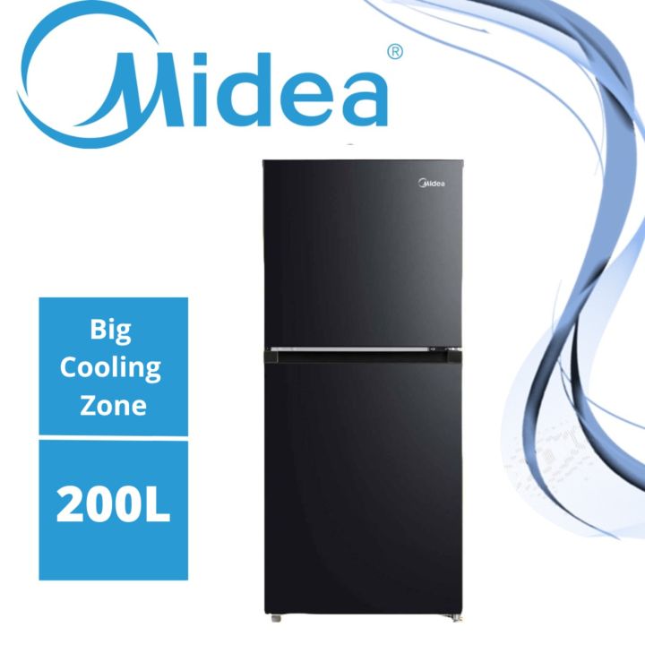 MIDEA 200L 2 Door Refrigerator Fridge MDRT268MTB30 peti sejuk/CHiQ 166L ...